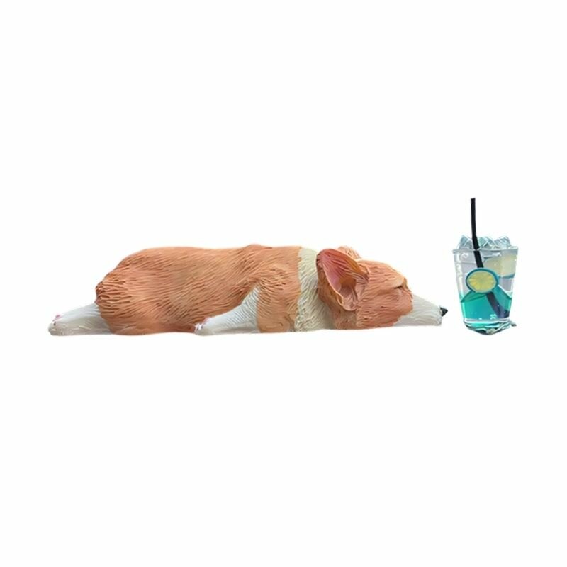 Фигурка корги (декор) корги с лайм-чаем (2 шт.)