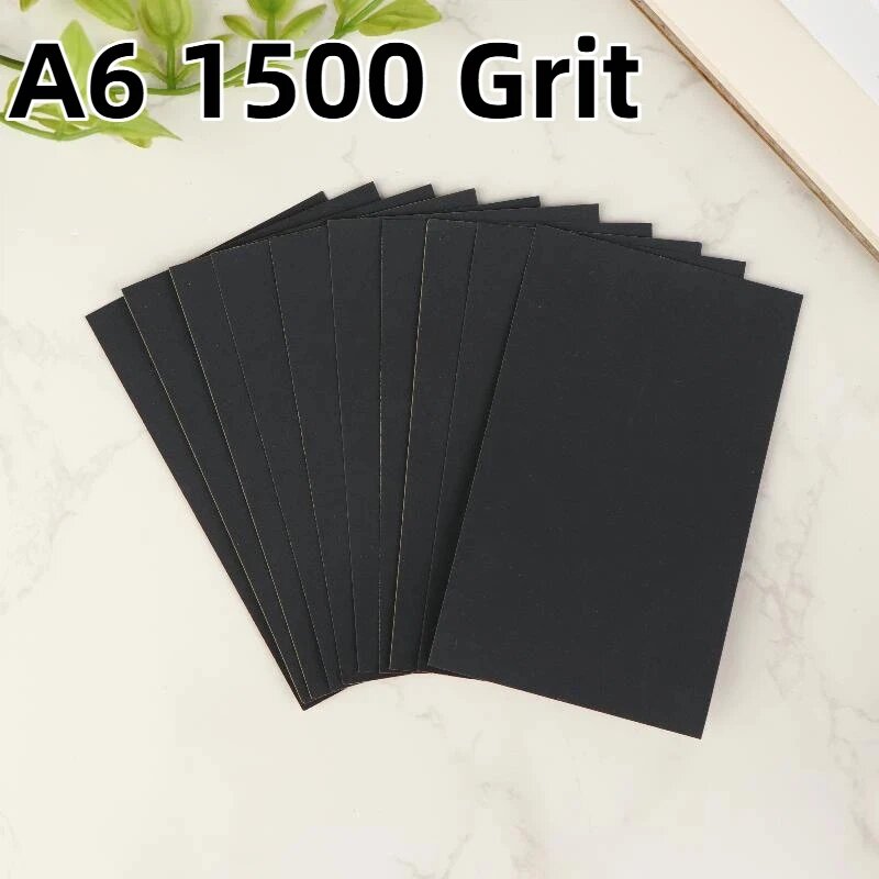 Наждачная бумага A6 1500 Grit, черная