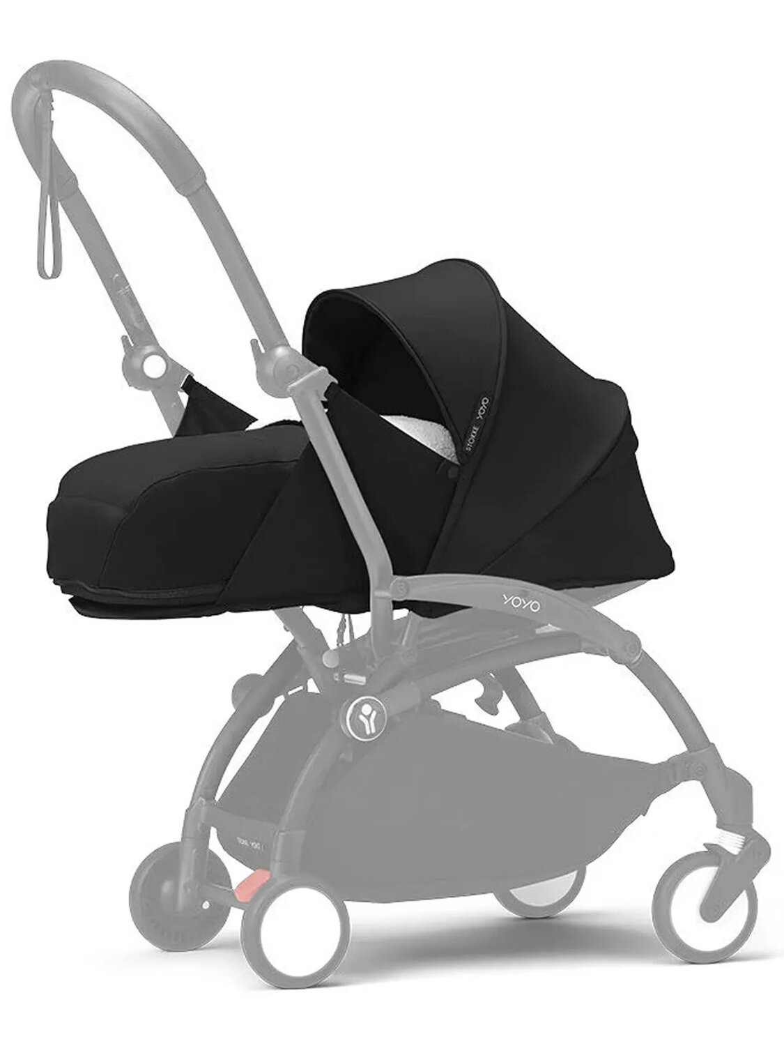 Комплект люльки для новорожденного Stokke/Babyzen YOYO 0+, мягкий каркас (newborn pack), черный (black)