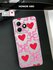 Чехол на Honor X8d / Хонор X8d с принтом Hearts and ribbons 2, прозрачный
