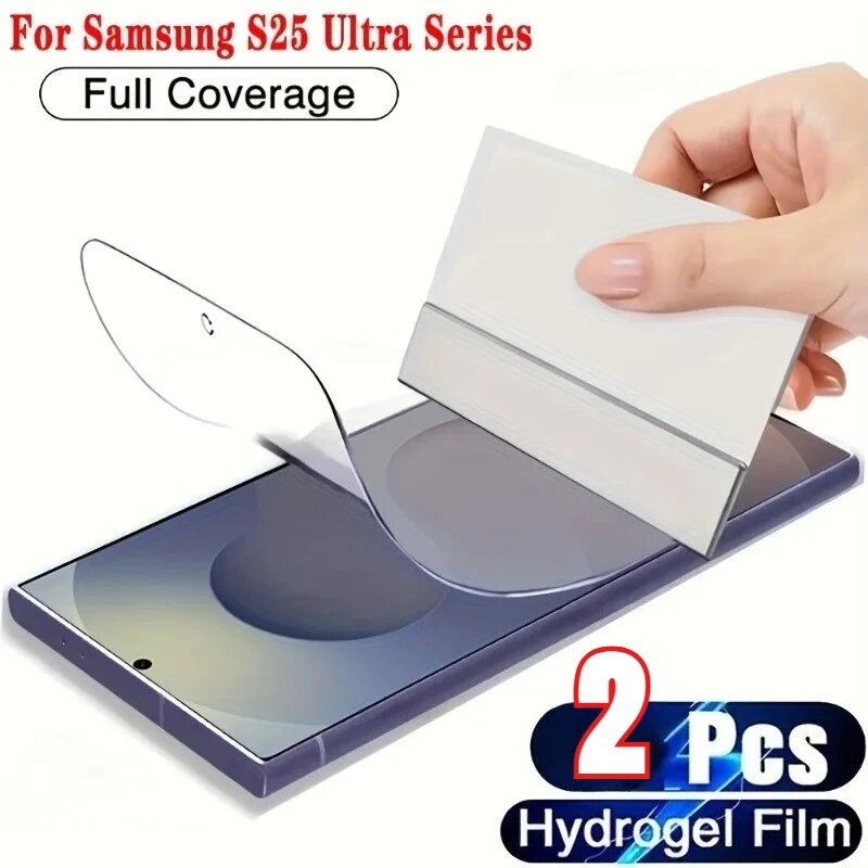 Защитные пленки гидрогель Samsung Galaxy S24 Ultra (2 шт)