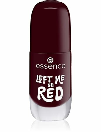 Лак для ногтей Essence Gel Nail Polish, оттенок 12 LEFT ME on RED, 8 мл