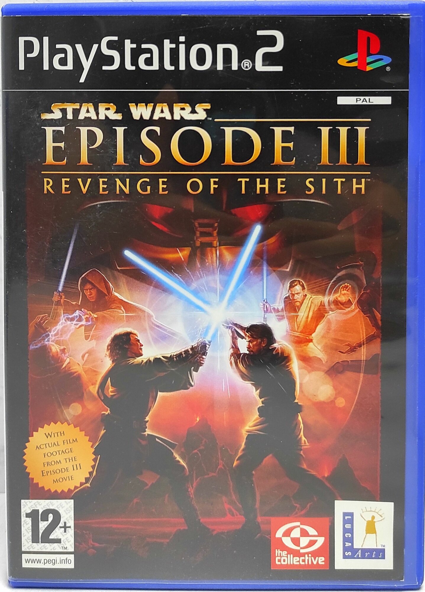 Star Wars Episode III Revenge of the Sith Звёздные войны Эпизод 3 Месть ситхов Английский язык SLES 53155 Видеоигра на диске PS2. Товар уцененный