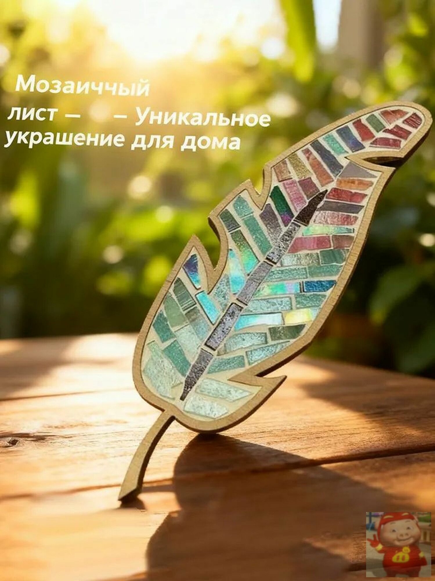 Набор для творческой мозаики своими руками, витражное стекло, яркое перо для взрослых/детей