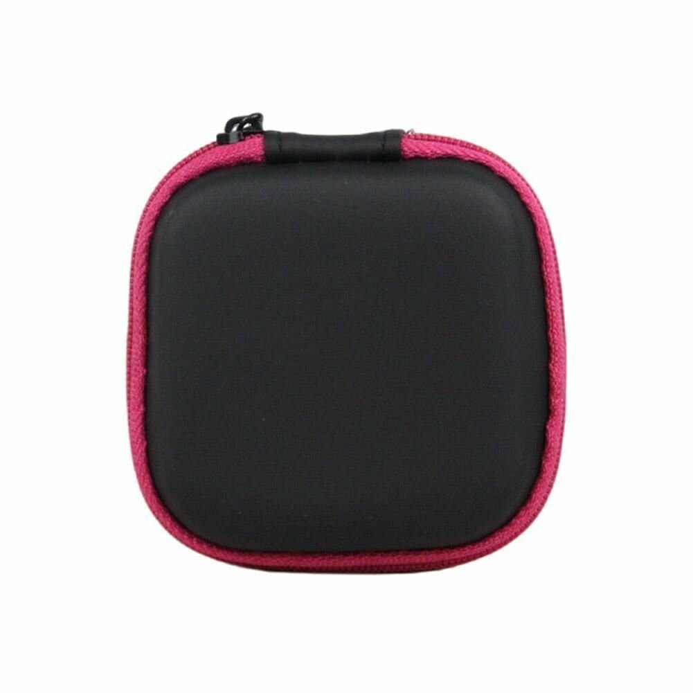 Квадратная сумка для хранения, сумка для наушников Bluetooth, кошелек для кабеля передачи данных