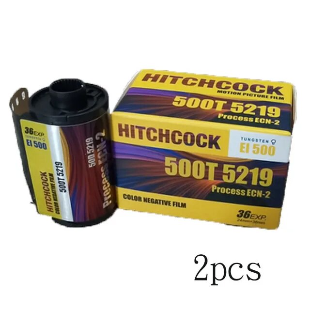 Цветная плёнка Hitchcock 500T 36 кадров, 2 Rolls