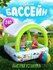 Бассейн надувной "Sunshade", с тентом, винил, ПВХ-дно, белый/зеленый