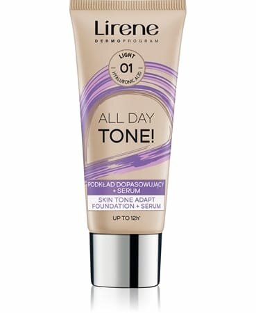 Тональный крем Lirene ALL DAY TONE, оттенок 01 Light, 30 мл