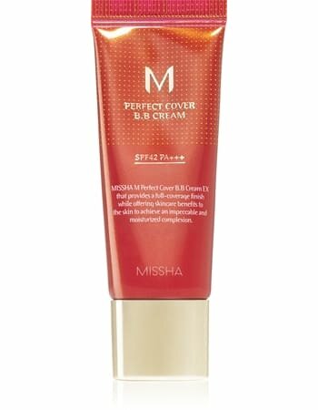 Тональный крем Missha M Perfect Cover, оттенок № 13 светлый бежевый, SPF 42/PA+++, 20 мл