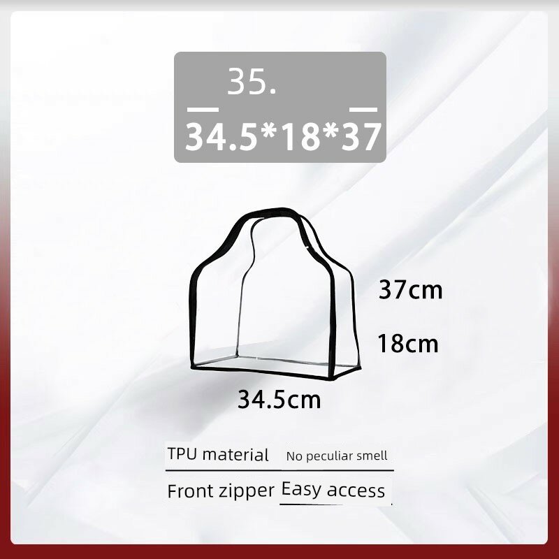 TPU пылезащитный мешок для Speedy 45, прозрачная герметичная упаковка для экстра-большого багажа с размерами 45 см,