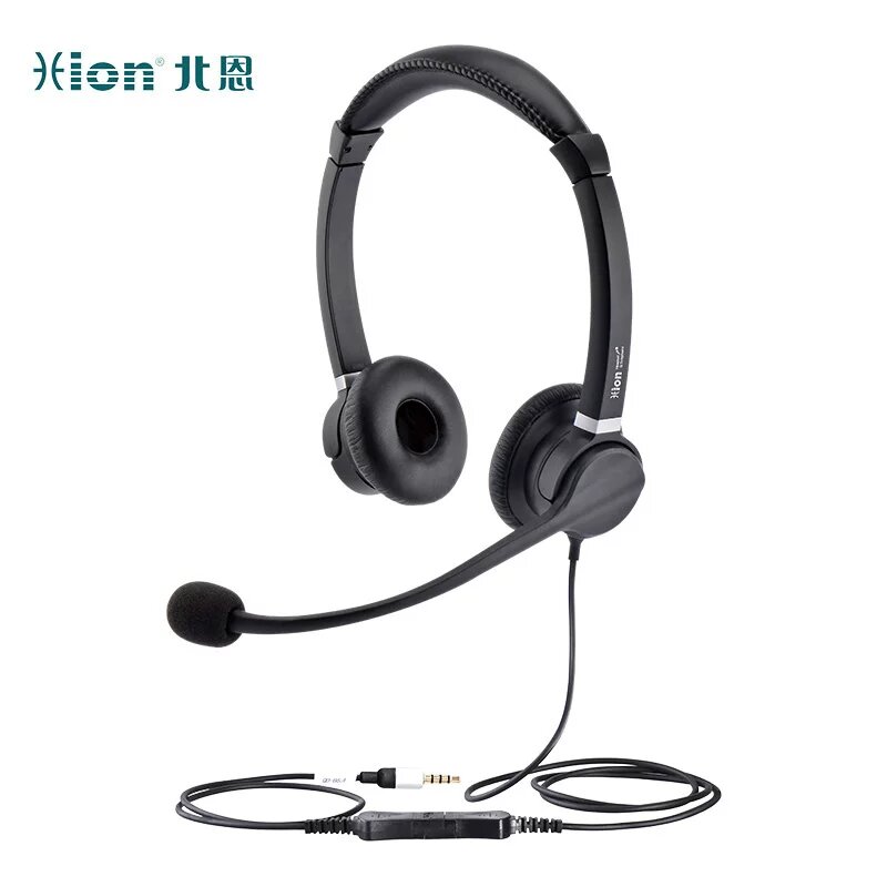 Hion FOR900D шумоподавляющая гарнитура с 3.5 мм одинарным разъемом для операторов ｃａｌｌ-центра, 80-120 символов