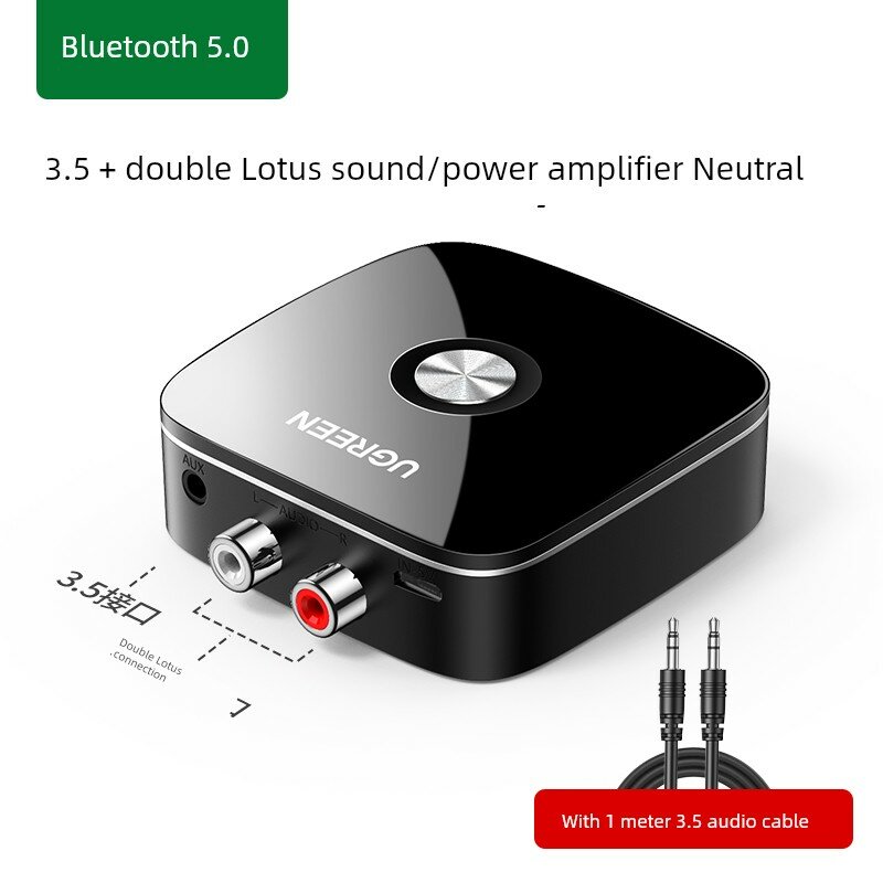 Bluetooth-приемник версии 5.3 с 3.5 мм разъемом и двойным RCA выходом, aptX HD для старых усилителей и колонок