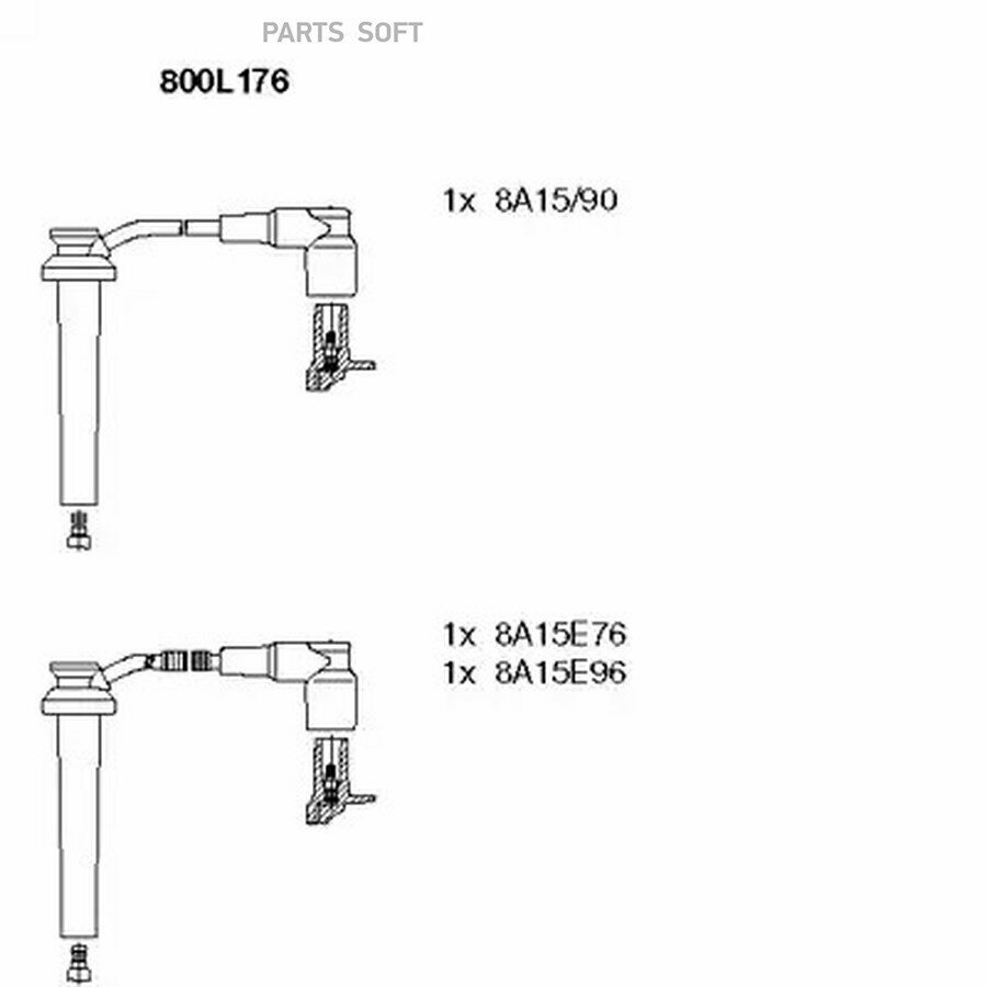 Крышка распределителя зажигания BREMI 800L176