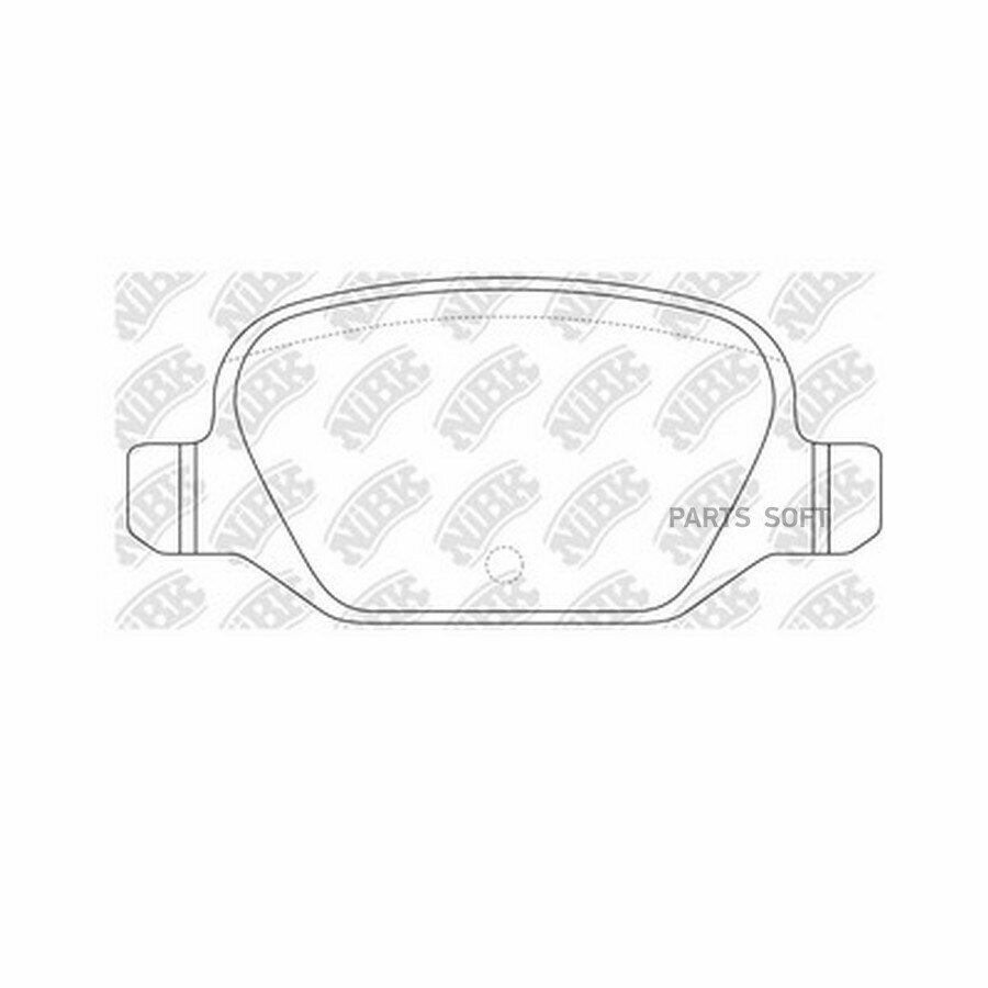 Колод. торм. диск. NIBK PN0197 Lada Vesta SW/XRAY Cross/Kalina Sport/Granta Sport