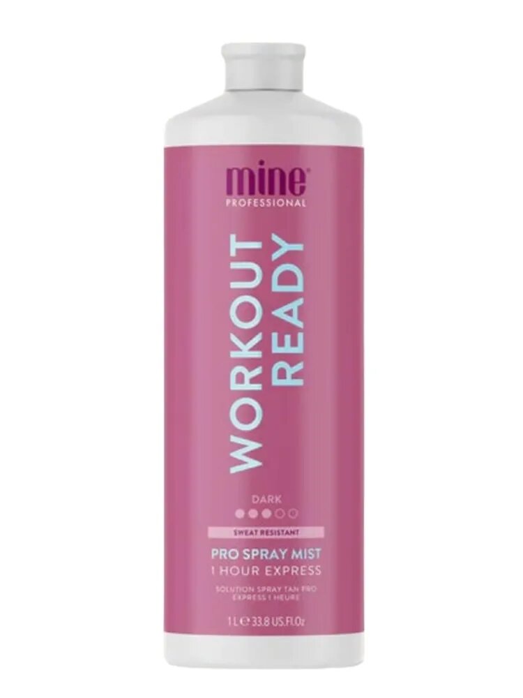 MineTan / Лосьон для моментального загара Workout Ready Pro Spray Mist 12% DHA 1000 мл