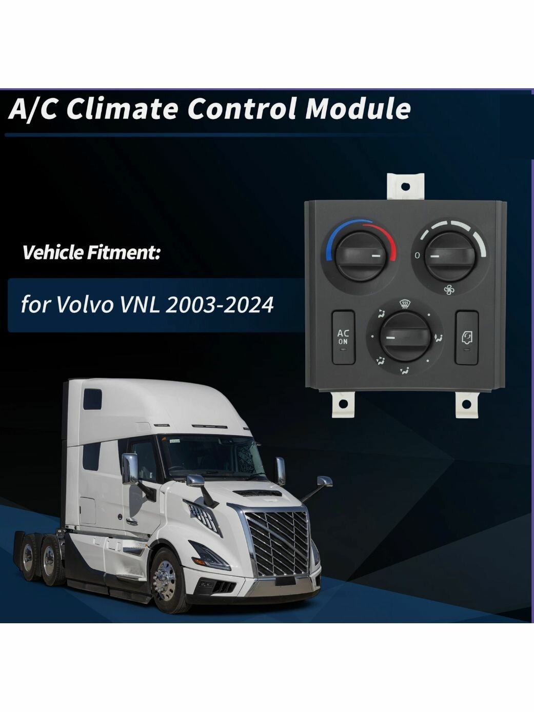 Блок управления климат-контролем для грузовика Volvo VNL, артикул 21326144.
