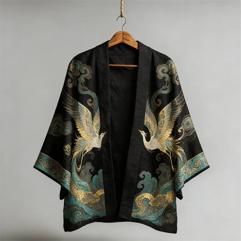 Женский кимоно кардиган японский стиль, S, kimono