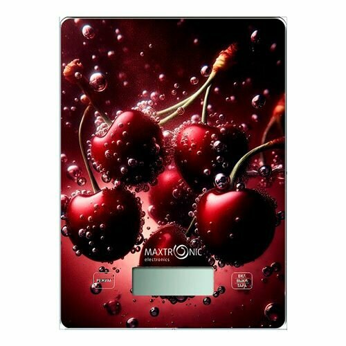 Весы кухонные MAXTRONIC MAX-1031-5 вишня