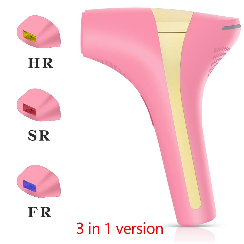 KODO Лазерный эпилятор 3 в 1, pink HR SR FR, EU Plug