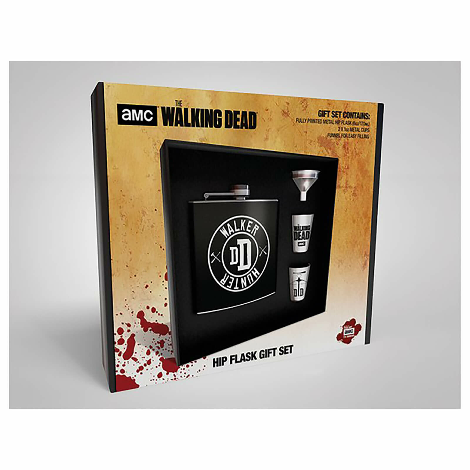 Ходячие мертвецы / The Walking Dead Подарочный набор с флягой и металлическими стаканчиками