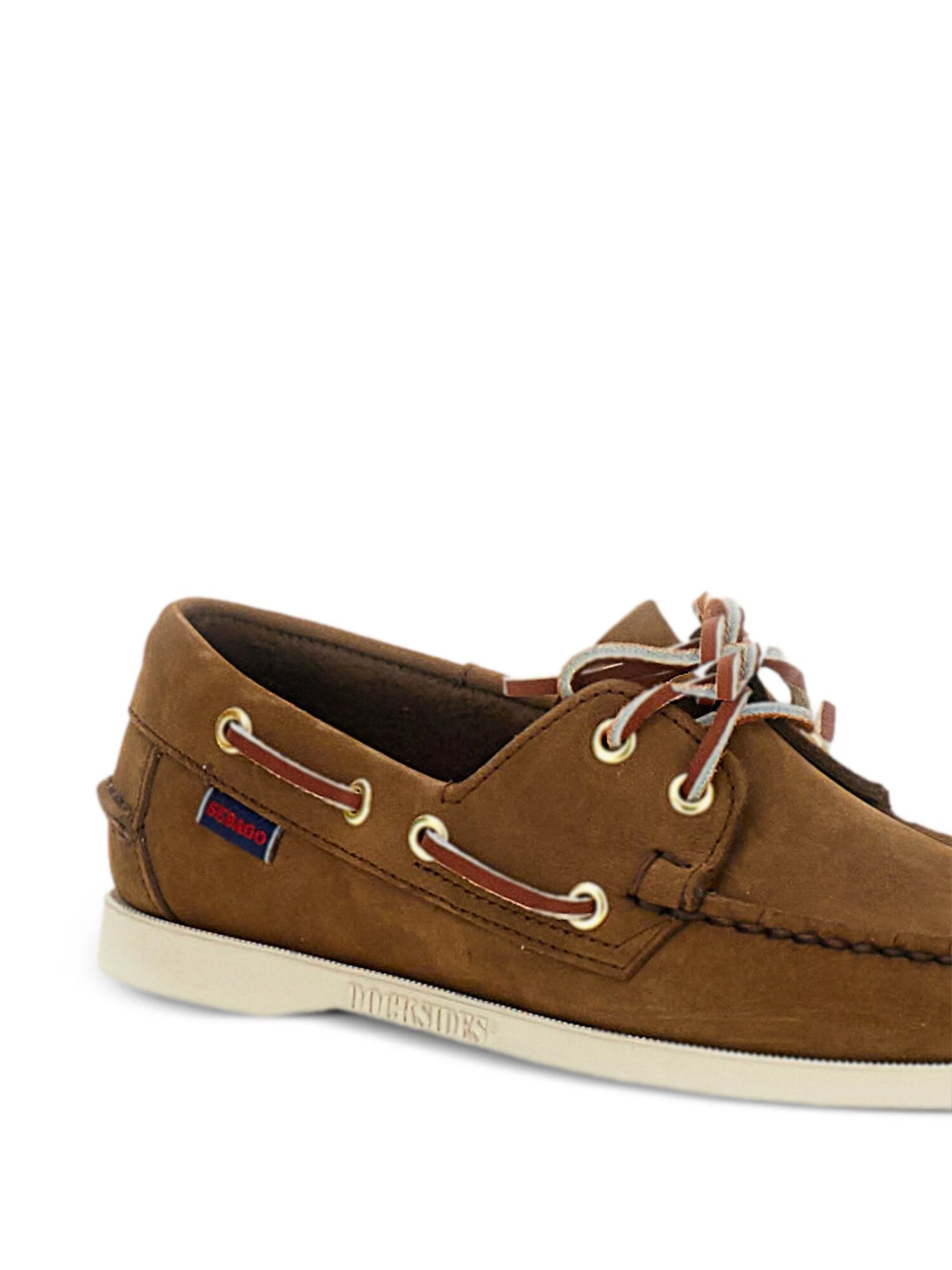 Туфли Sebago Round-toe boat shoes, размер 7.5, brown — фото 1