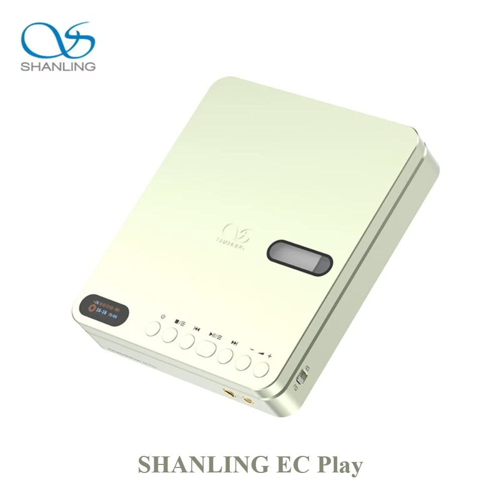 SHANLING EC Play Портативный проигрыватель компакт-дисков, HiFi-плеер, Bluetooth без потерь, 4,4 мм в стиле ретро