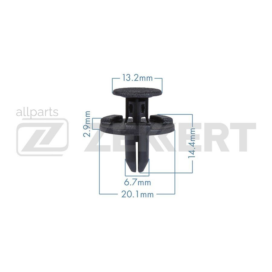ZEKKERT BE-3983 Клипса крепёжная Suzuki (миним. кол-во заказа 10 шт)