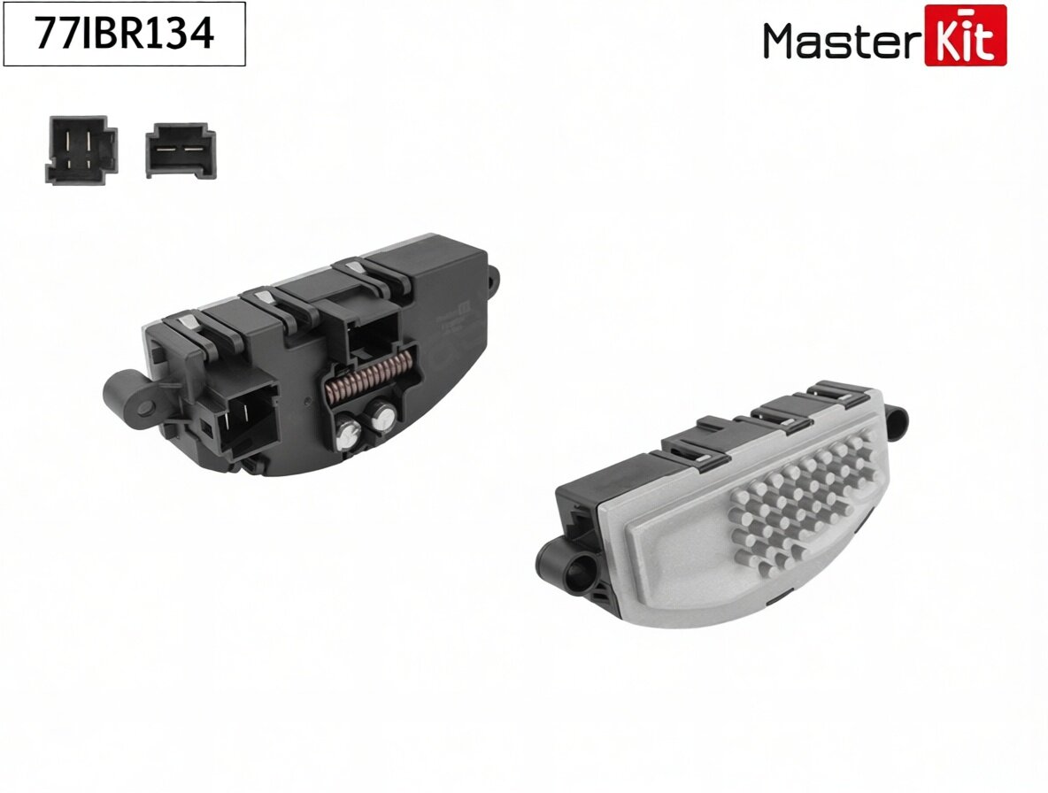 Резистор вентилятора Audi A3 (8V1, 8VK)/Skoda OCTAVIA III (5E3, NL3, NR3) 2012 - 77IBR134 MasterKit