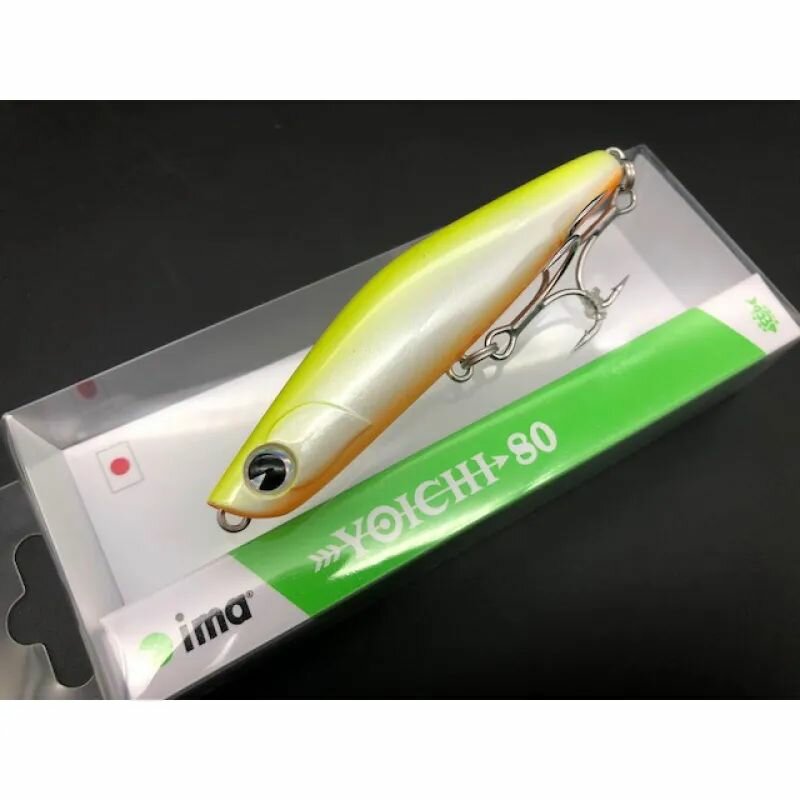 Воблер стикбейт IMA YOICHI 80 мм 18 грамм CHART BACK PEARL
