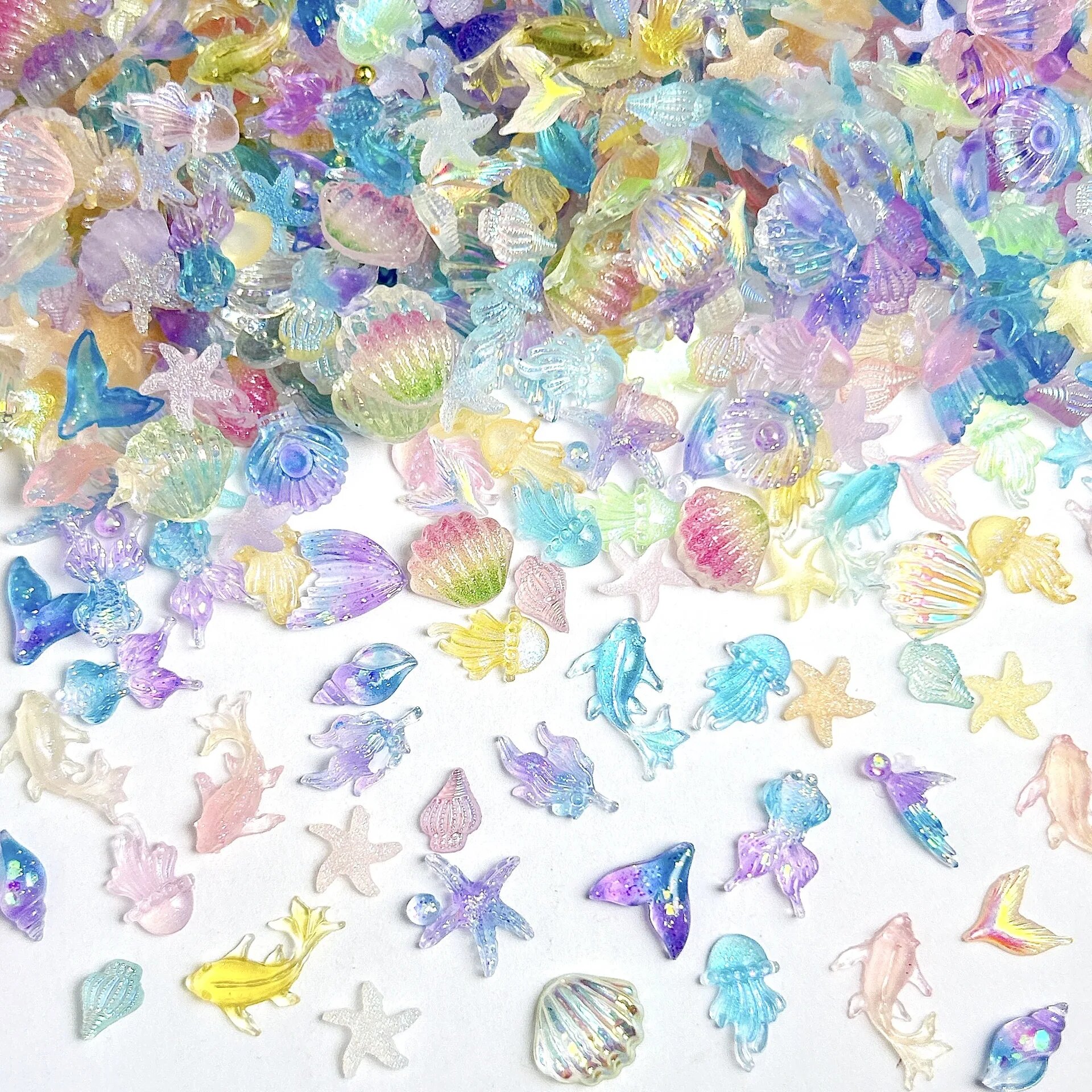 3D акриловые стразы для ногтей Ocean Series, Цвет: 20pcs1