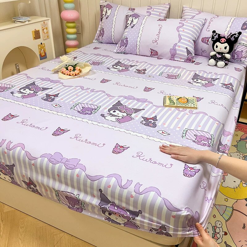 Sanrio Kuromi 100% хлопок постельное белье комплект 160x230 см с одной наволочкой