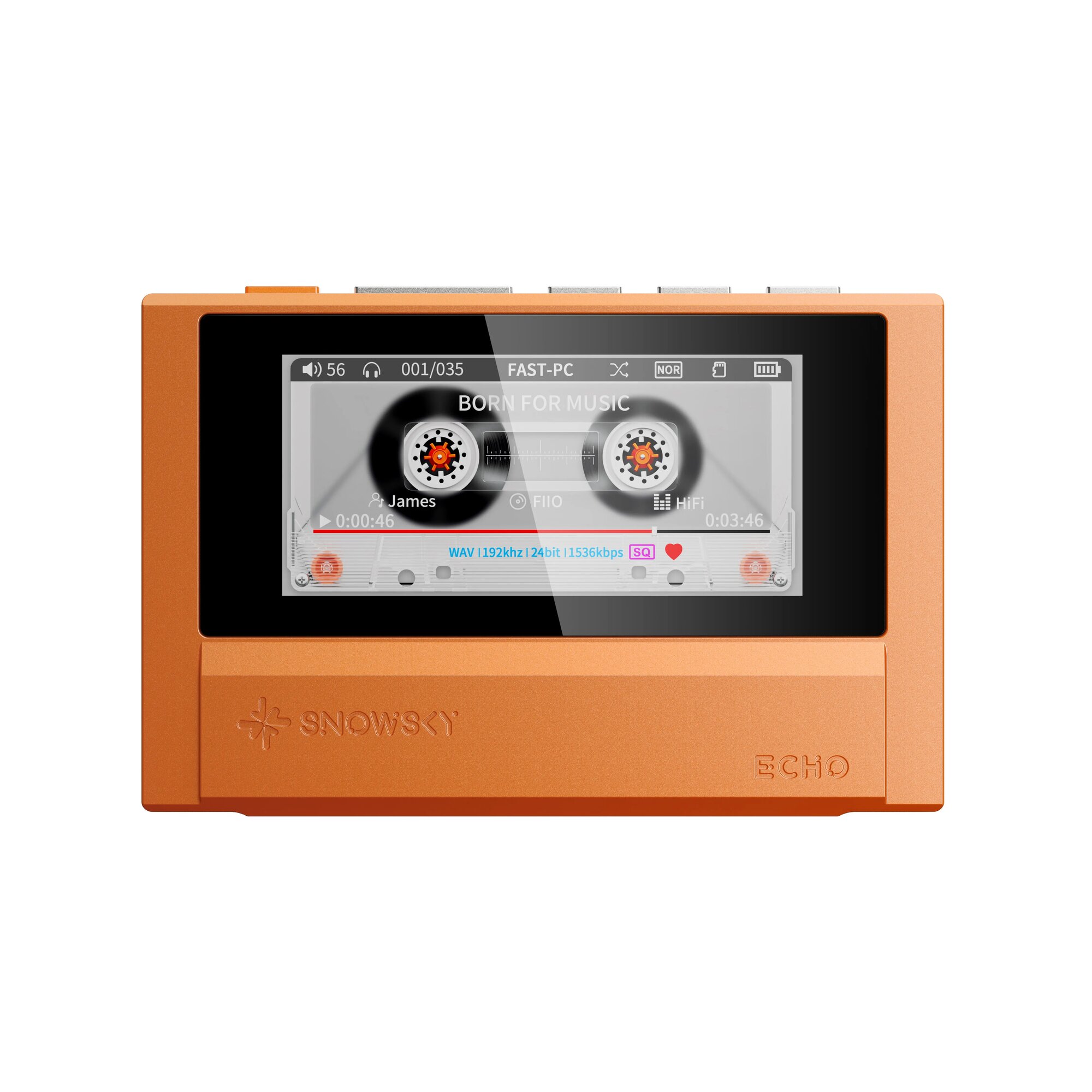 FiiO SnowSky ECHO плеер 8 ГБ ECHO Orange