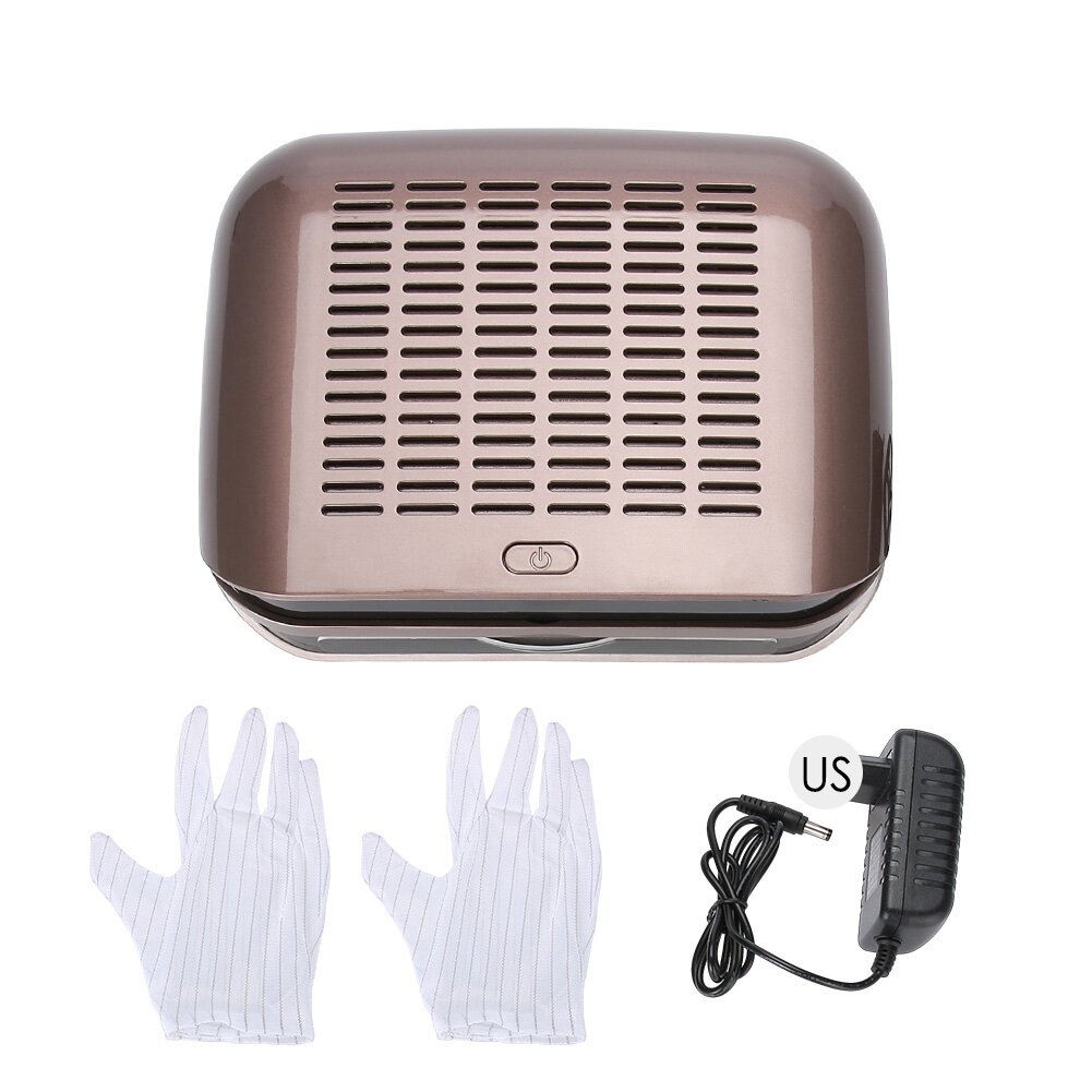 Пылесос для маникюра 68w pro nail dust collector art equipment suction machine 02