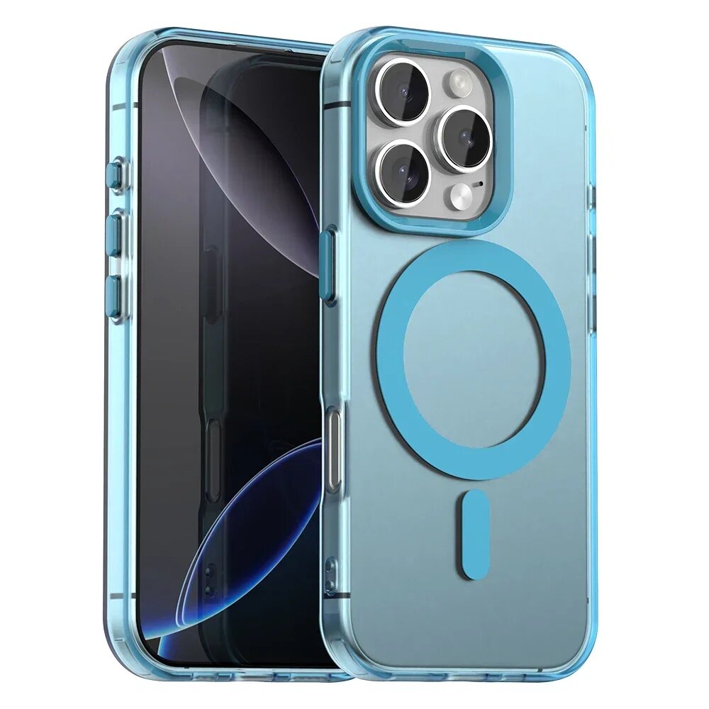 Синий чехол для iPhone 11 ProMax с MagSafe