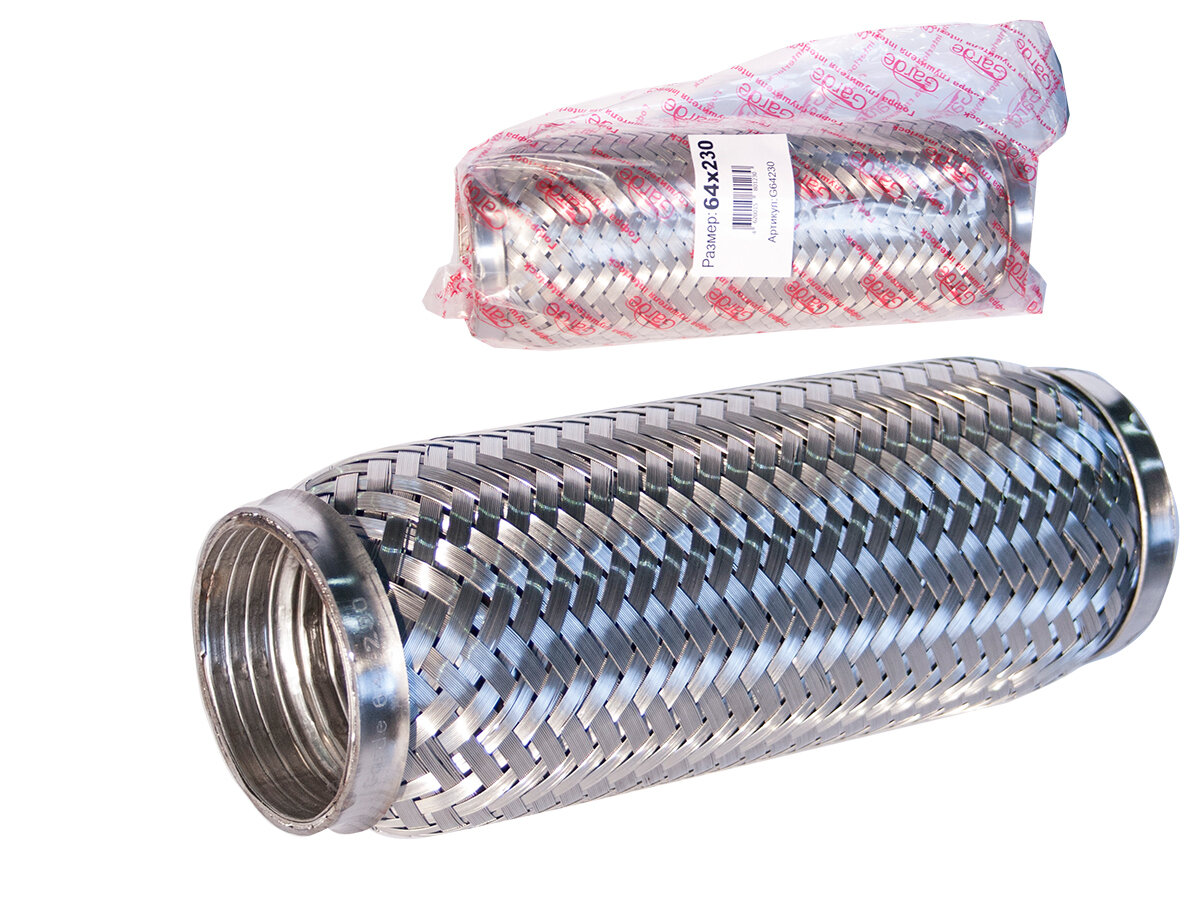 Гофра глушителя 64x230 , 3х слойная Interloсk G64230