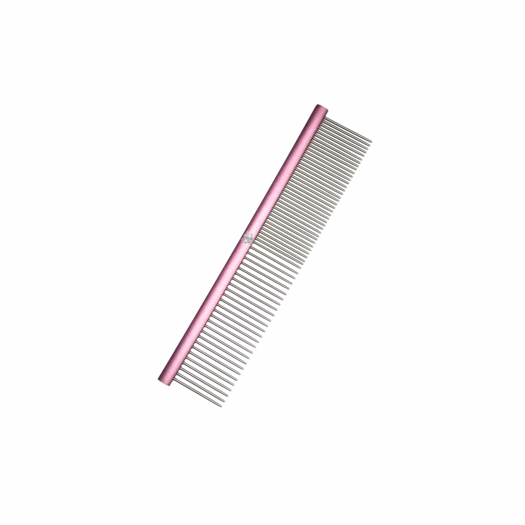 Гребень для груминга животных Dimi Light Pink Comb 19cm