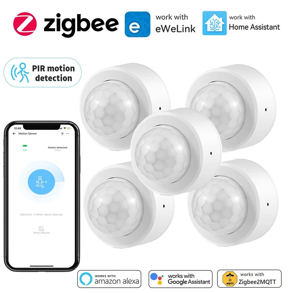Датчик движения Zigbee eWeLink, 2шт, ZigBee — фото 1