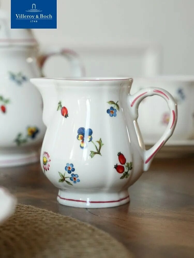 Villeroy & Boch Молочник "petite fleur", диаметр 8 см, 1 шт
