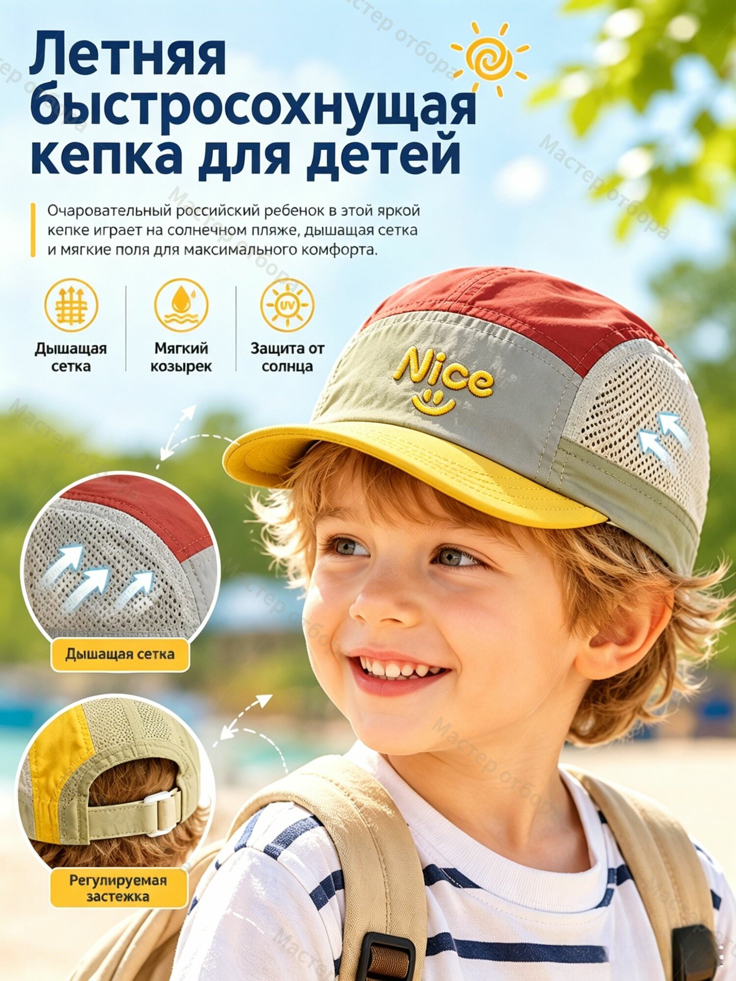Бейсболка  для детей