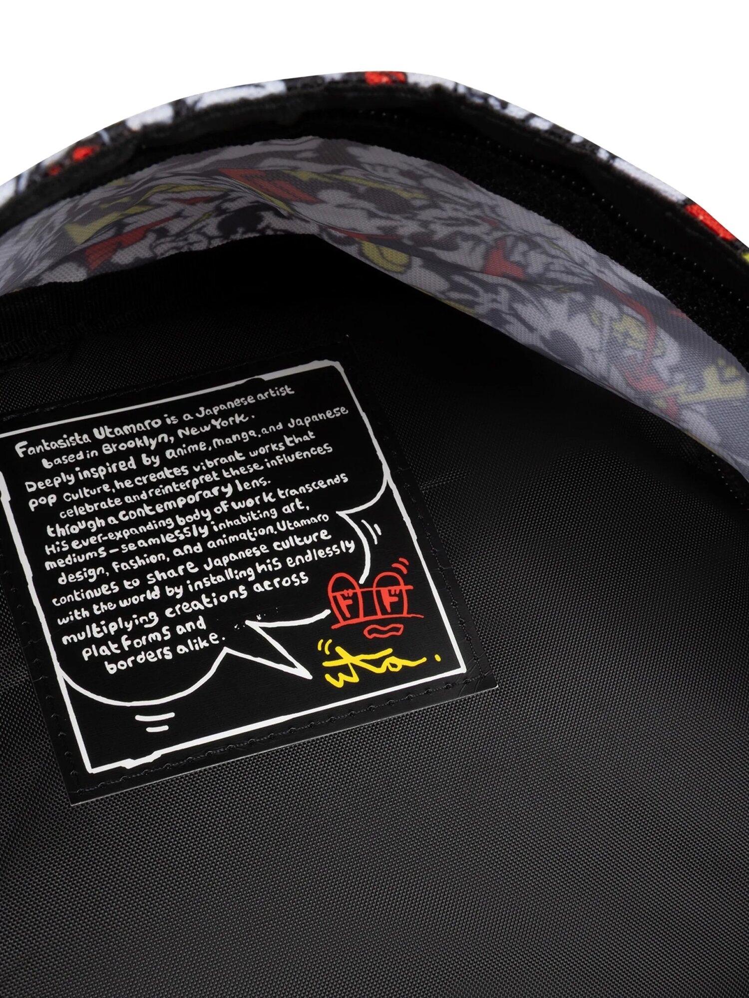 Сумка EASTPAK Graphic-print backpack, черный/черный — фото 1