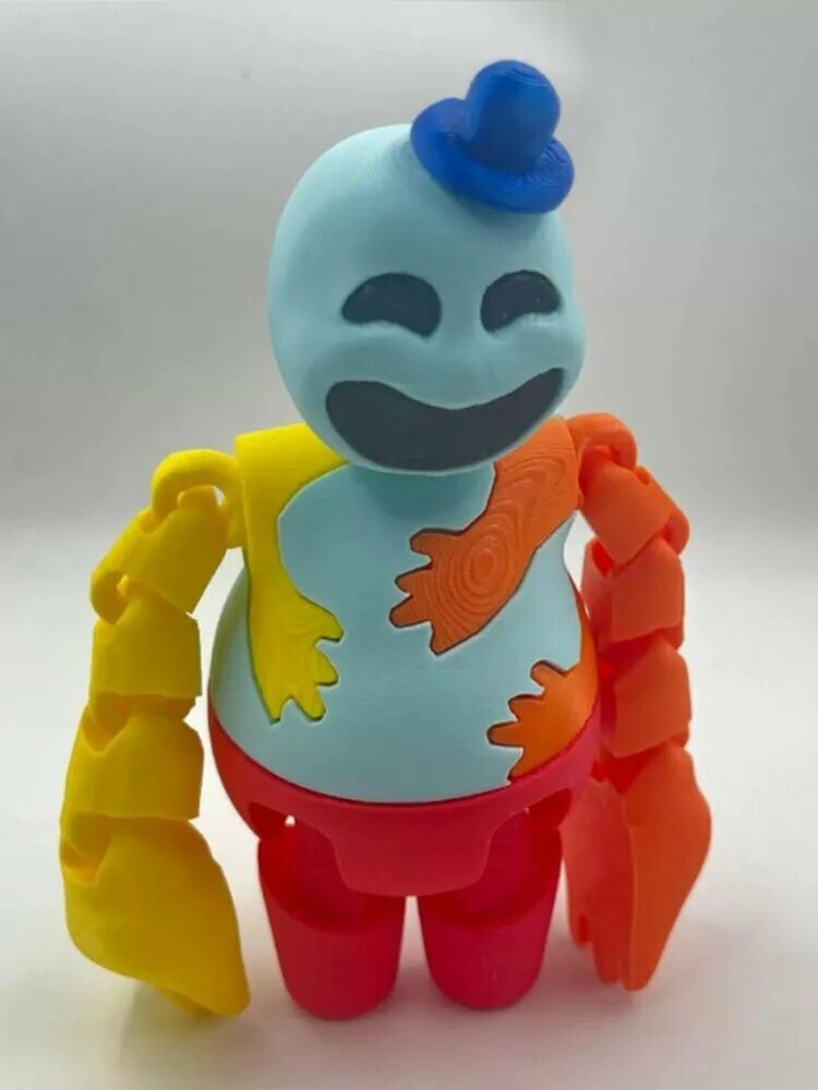 Подвижная сборная фигурка "nightmare critters-Doey The Doughman"/3D-печатные фигурки