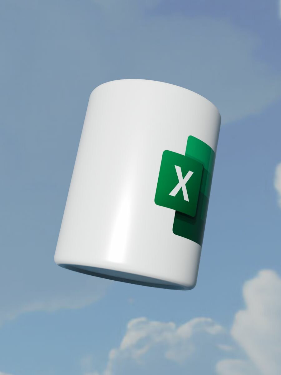 Кружка Microsoft Excel Эксель — фото 1