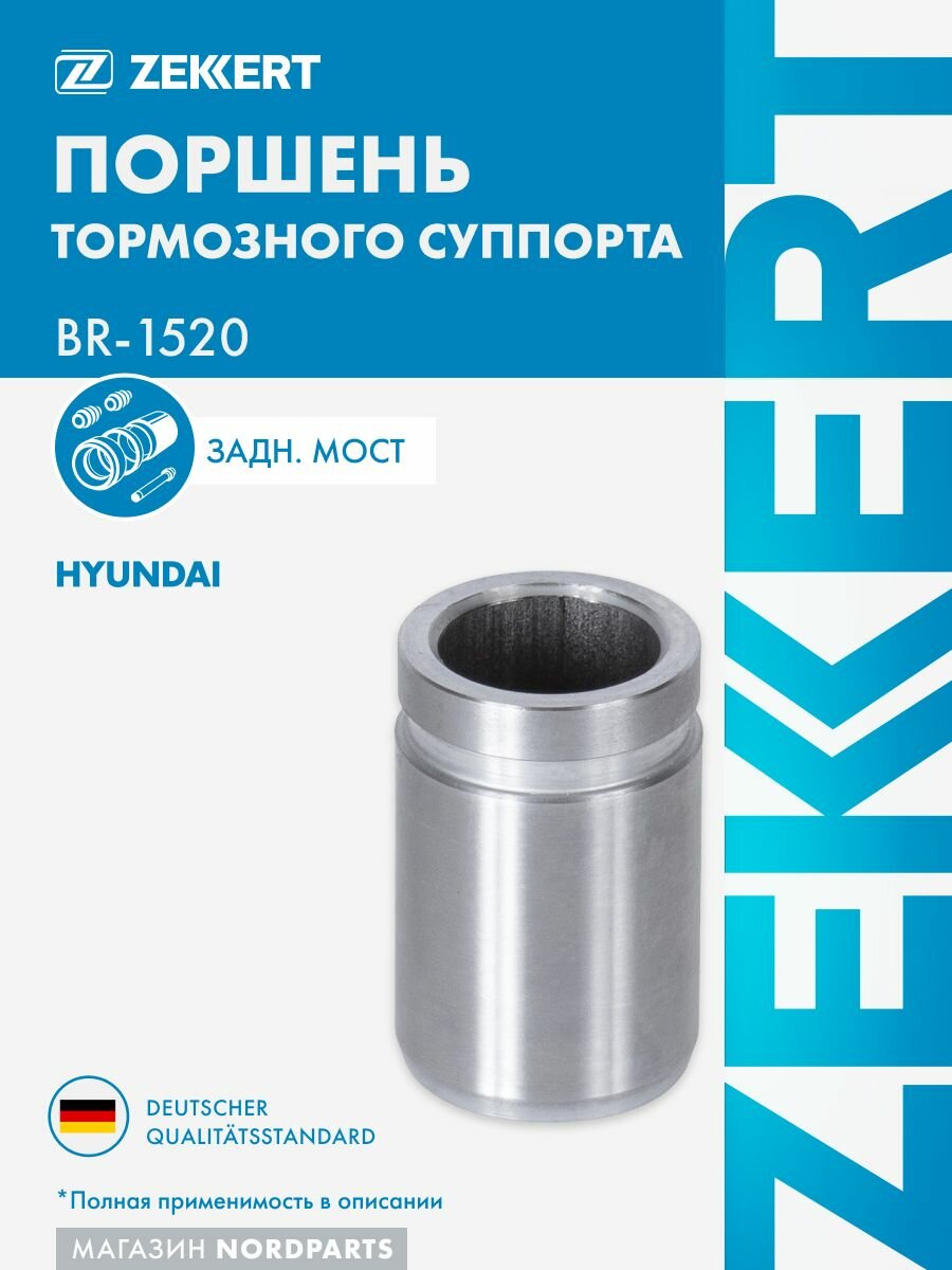 Поршень тормозного суппорта задн. Hyundai i20 08-, Elantra IV 06-