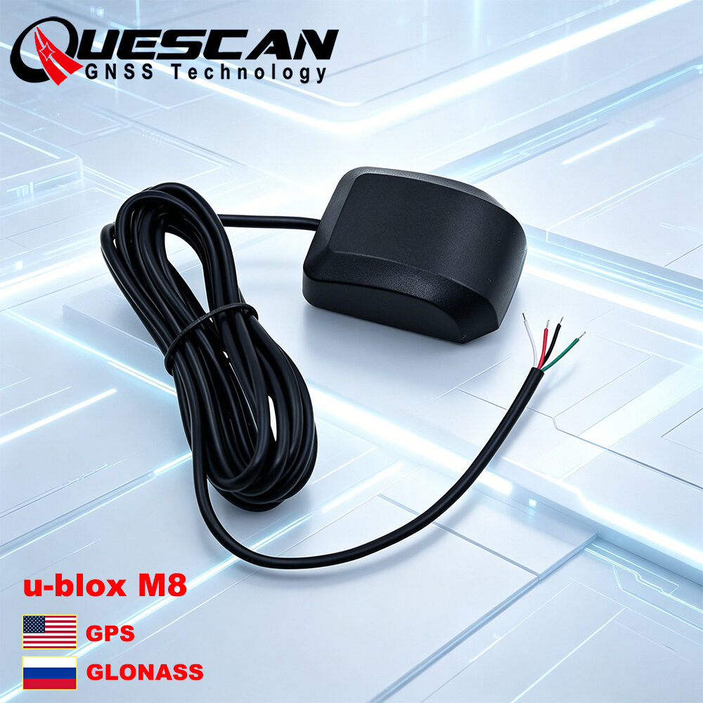 QUESCAN QU8T Serial TTL u-blox M8 GPS ГЛОНАСС приемник ublox8 Модуль GNSS Arduino ESP32 GPS NMEA UBX 1-10Hz