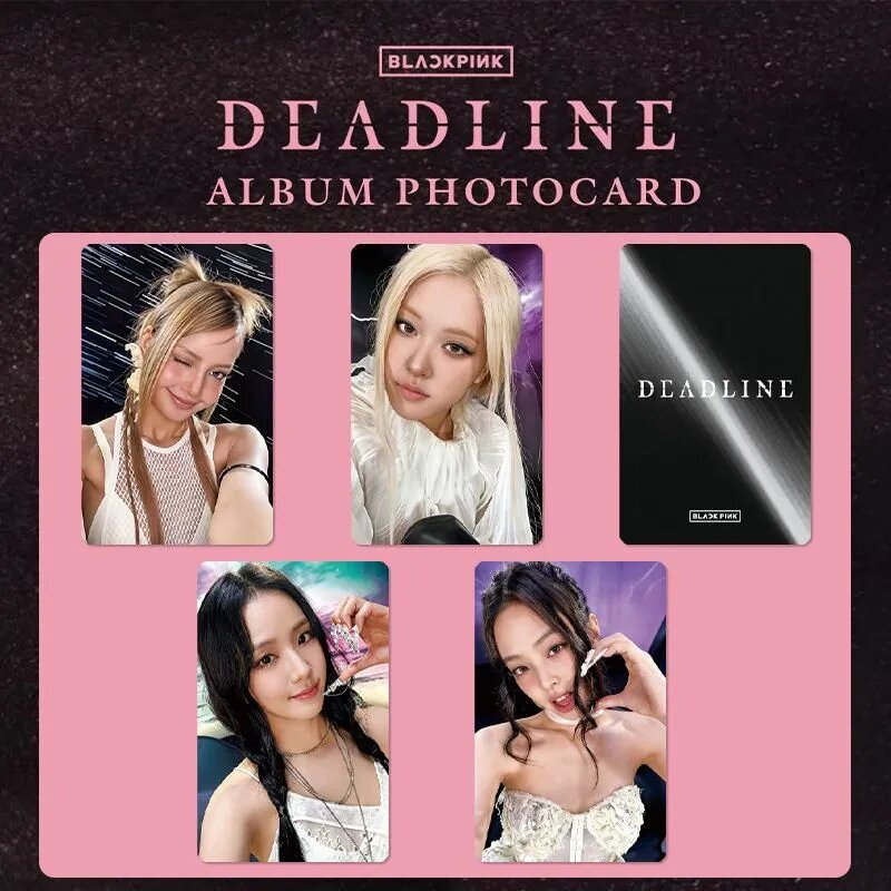 Карточки BLACKPINK альбом карты LISA ROSE JISOO jennie Коллекционная карточка 54 * 86 мм 4 шт