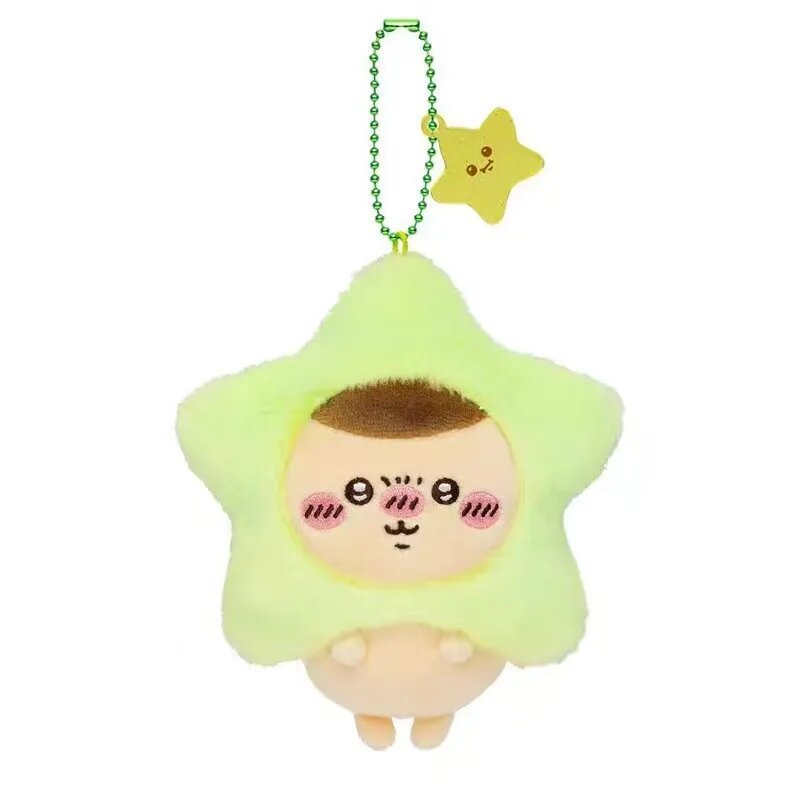 Плюшевый брелок Chiikawa Star Wish light green
