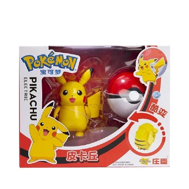 Оригинальные фигурки покемонов из аниме Pokémon: Пикачу, Генгар, Чаризард, Гаярадос, Мьюту, Драгонит, детский набор трансформирующихся игрушек.
