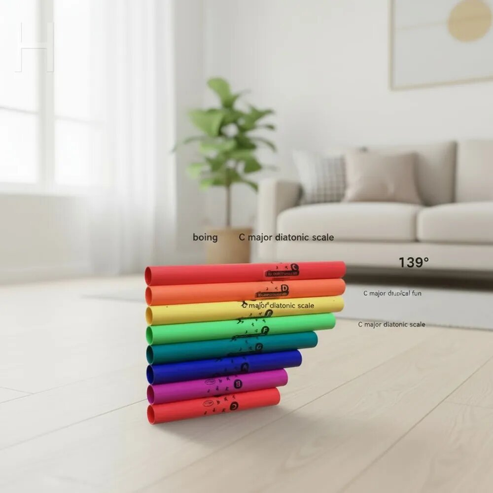 Ударные Boomwhackers диатонический набор BW-DG, набор инструментов для детей и взрослых