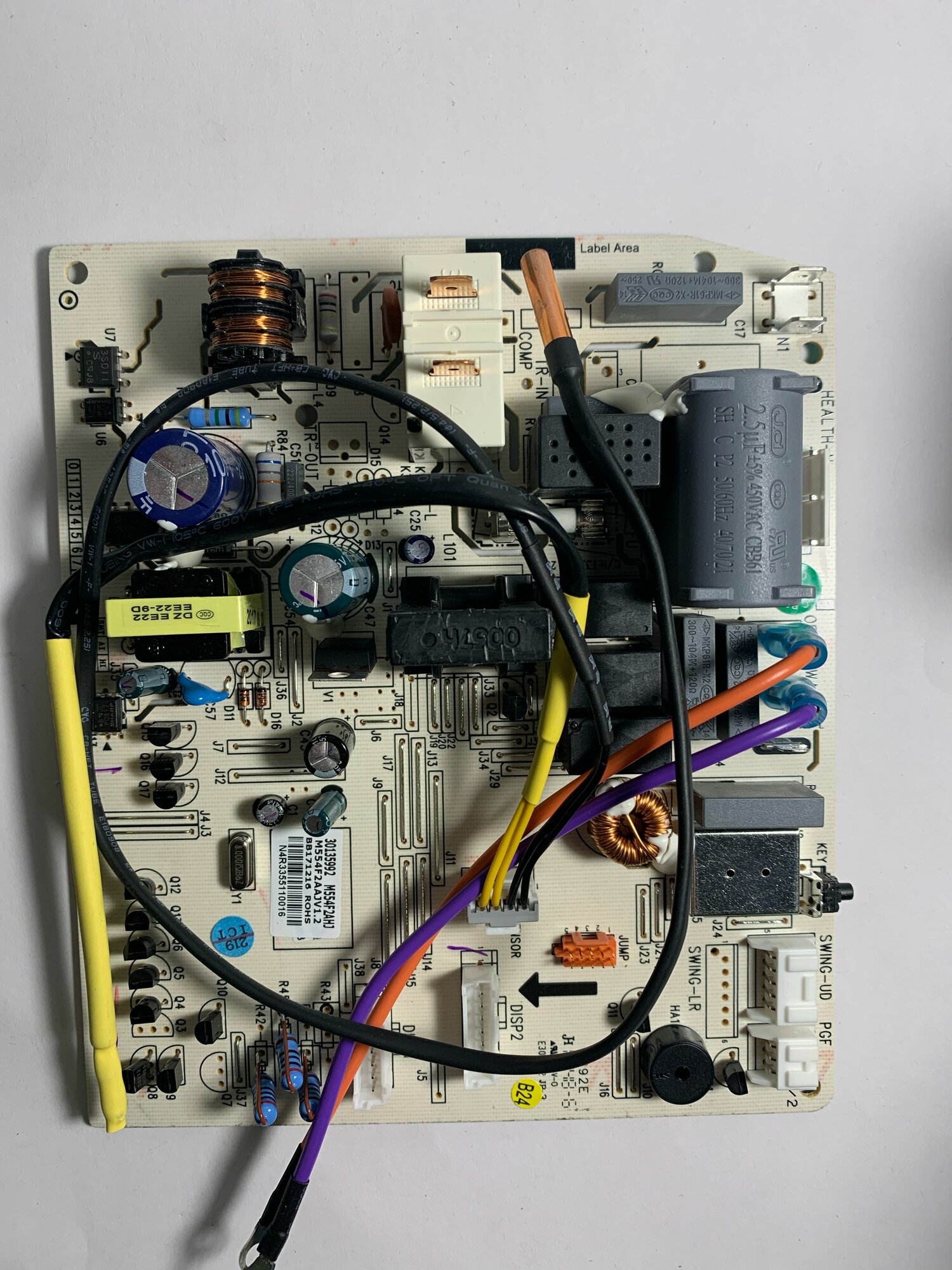 Плата GRJ554-AV2 (M554F2AAJV1.2) для внутреннего блока кондиционера