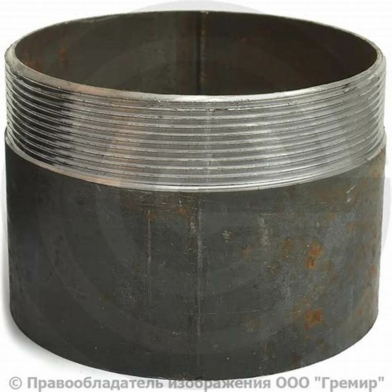 Резьба стальная удлинённая, Ду 80, L = 80 мм